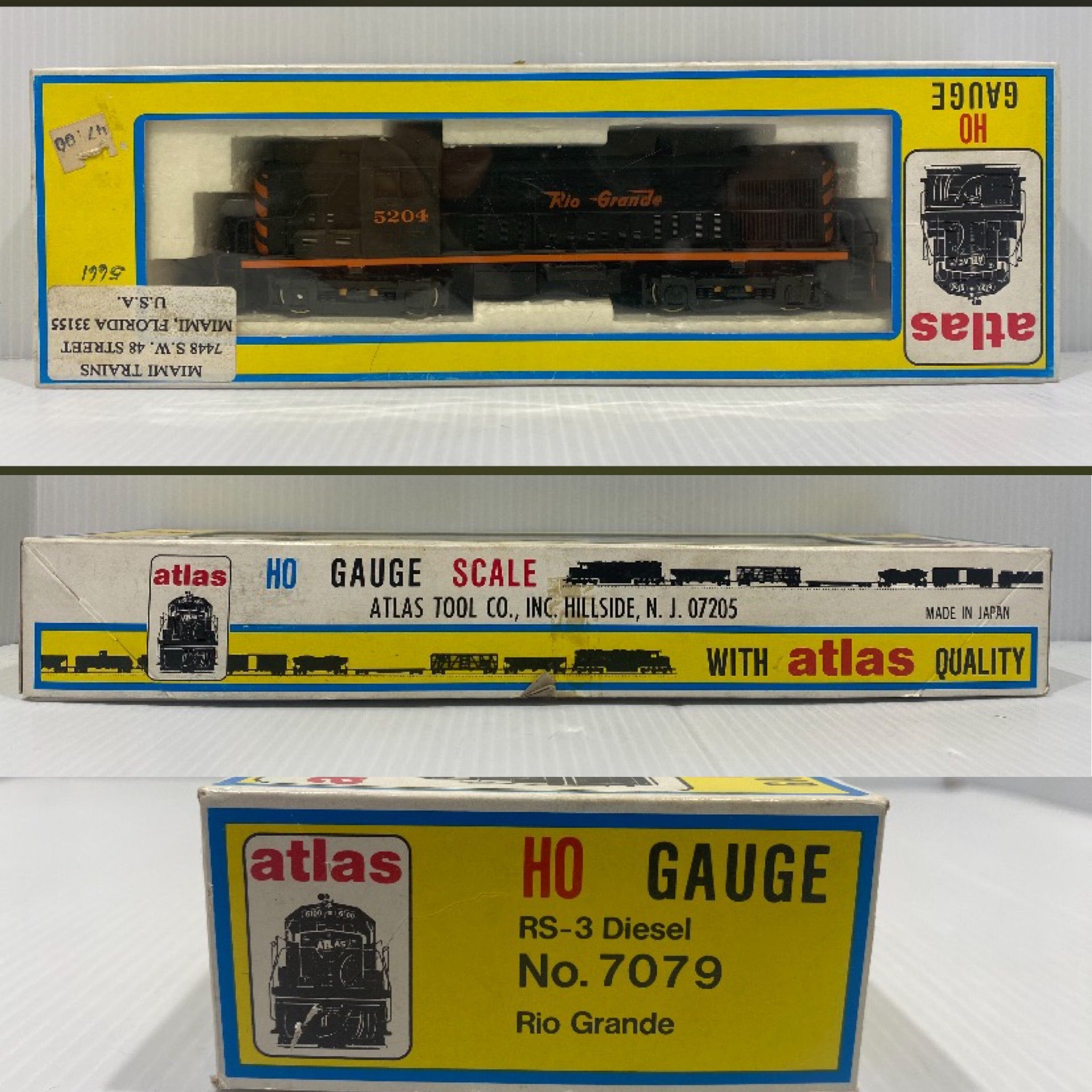Atlas 7079 HO Scale Rio Grande model train – Iapello Arts & Antiques