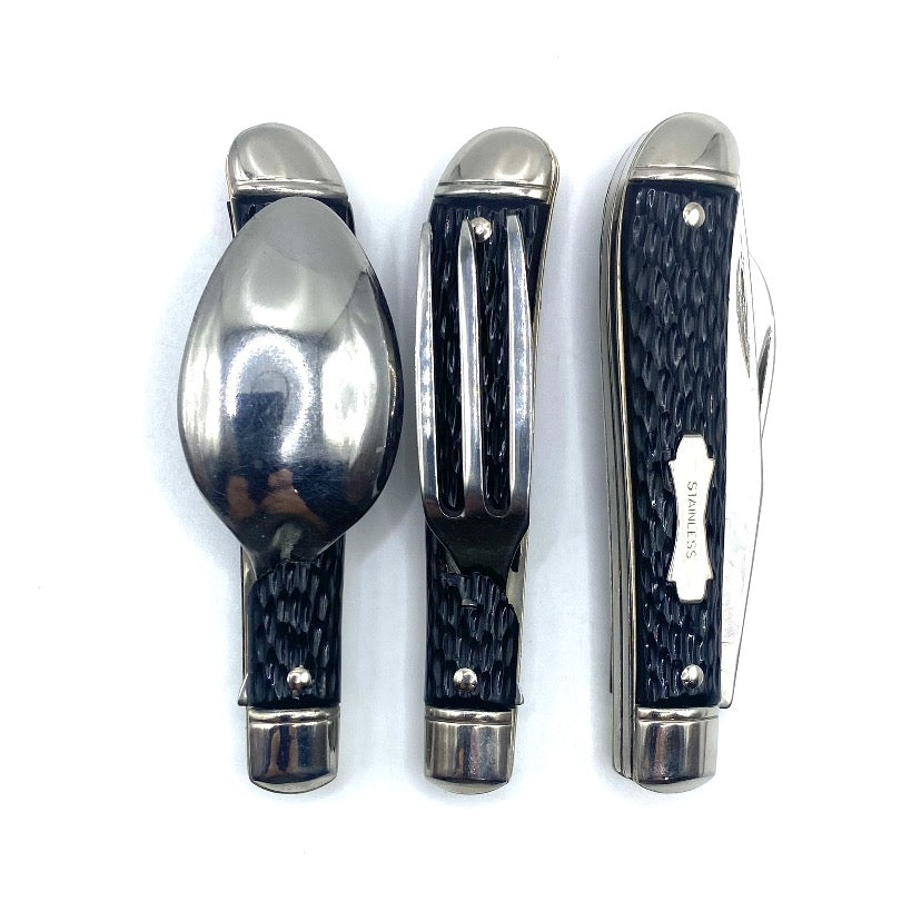Vintage American Folding Cutlery Set, designed for a gentleman’s use ...