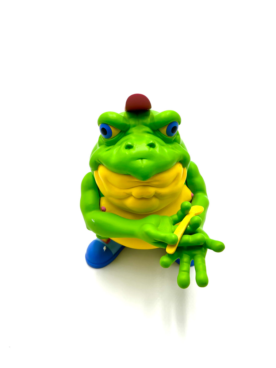 Original, Ron English, Original Drug em Killfrog Figure, Signed ( rare ...