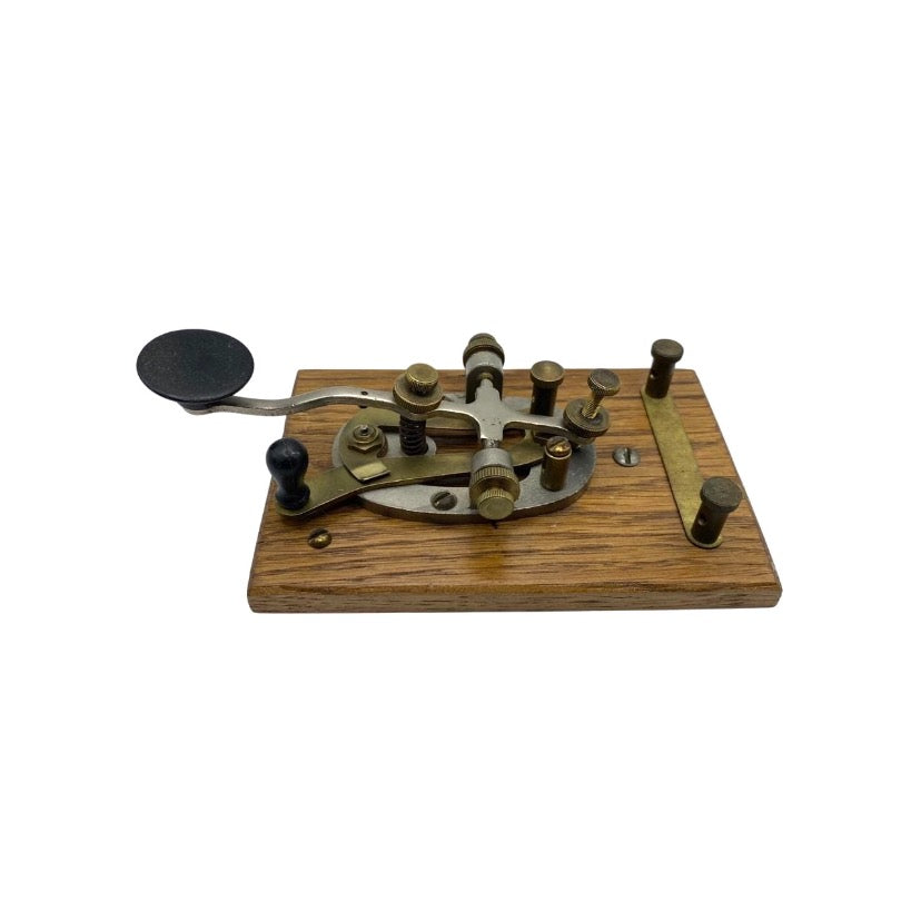 1930s Signal Telegraph Straight Key Morse Code Tapper – Iapello Arts ...