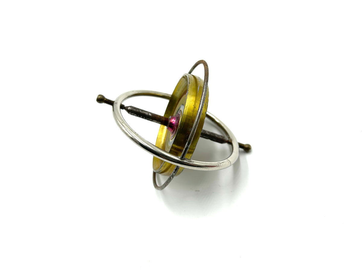 Gyroscope, 'Adams' toy gyroscope, with string in original cardboard bo ...