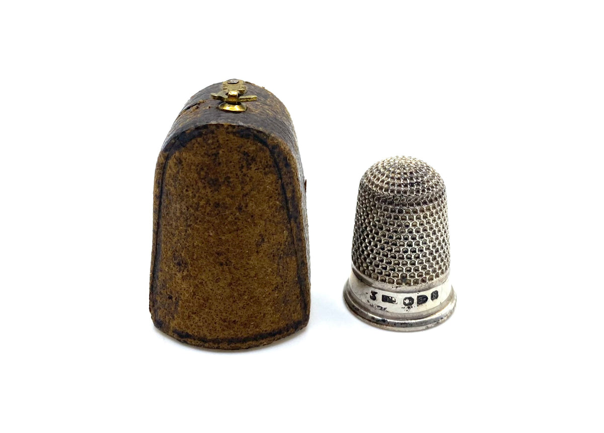 Antique Victorian silver thimble hallmarked Chester 1896 maker George ...