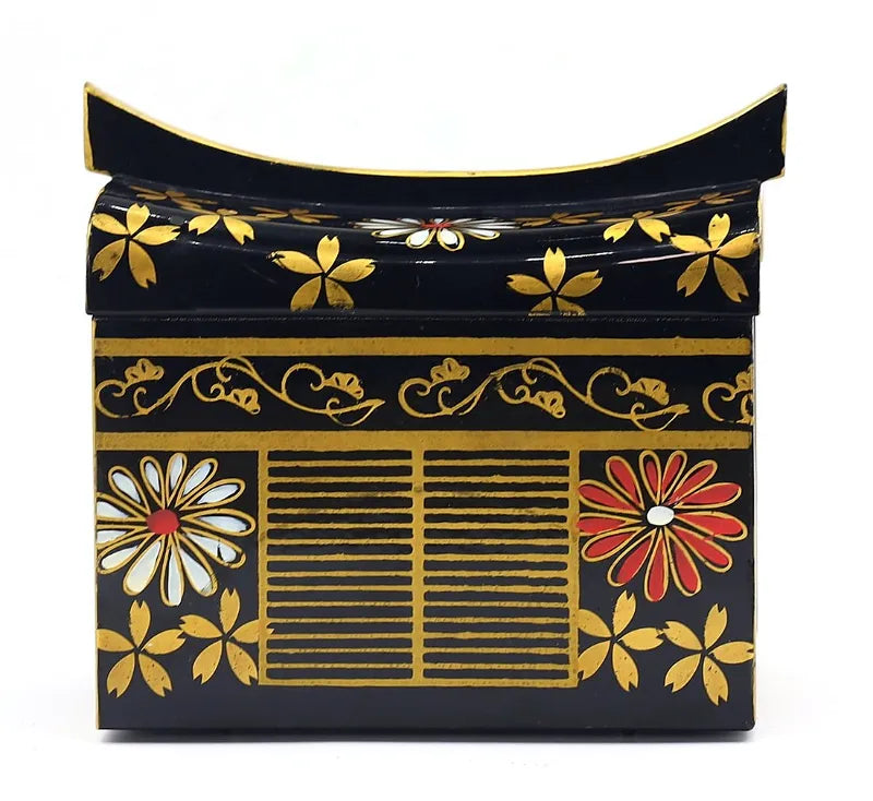 Vintage Japanese Hina Doll Lacquer Chest Box Girls Day Wood Decoration ...