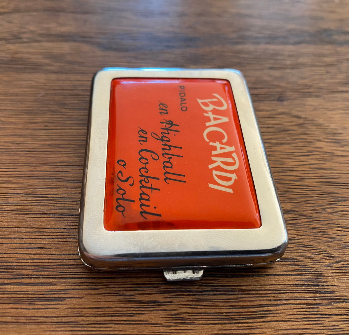 Vintage metal Matchbox, Bacardi Advertising. Mexico 1960s – Iapello ...
