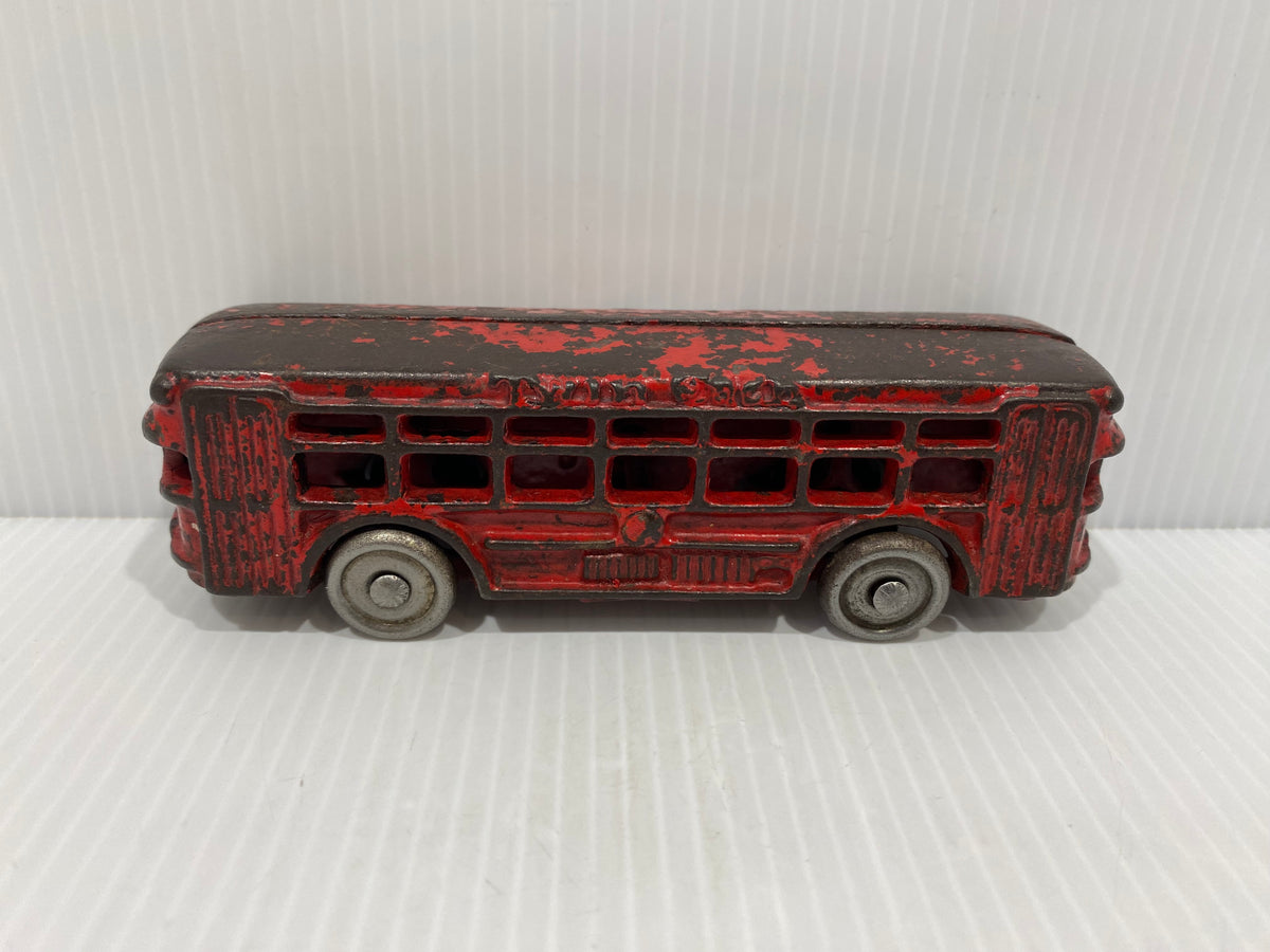 Original A.C. Williams , red, Twin Coach Cast Iron Bus. 1920s – Iapello ...