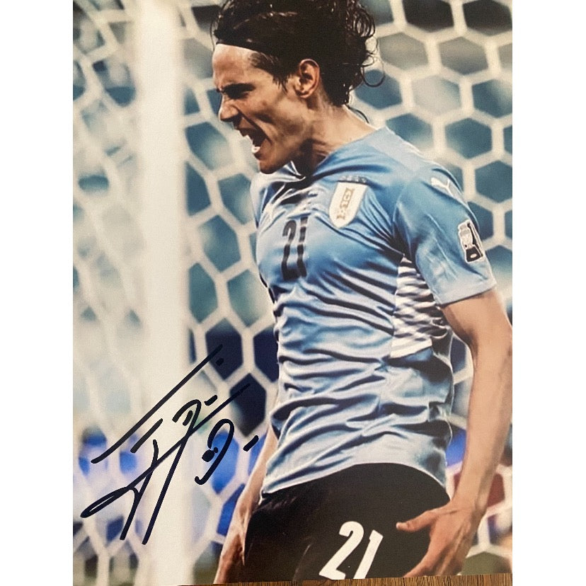 Uruguay , Edison Cavani hand signed. – Iapello Arts & Antiques