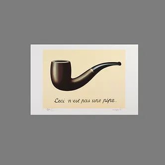 (after) René Magritte La Trahison des Images – Iapello Arts & Antiques