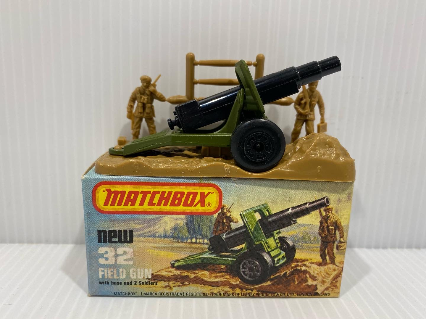 Field gun - Matchbox MB32 1978-1980. With original box – Iapello Arts ...