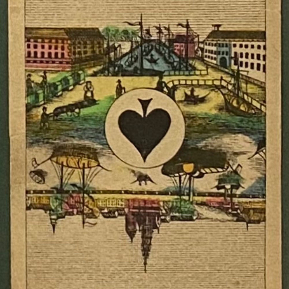 Antique 15 playing Cards with frame. – Iapello Arts & Antiques