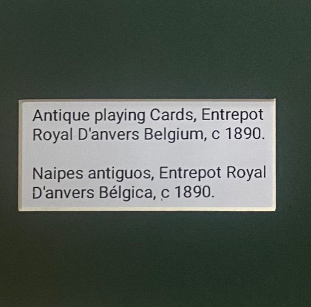 Antique 15 playing Cards with frame. – Iapello Arts & Antiques