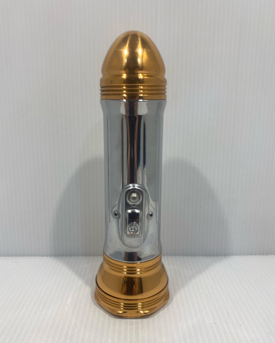 Original antique copper bullet shaped Winchester flashlight. New never ...