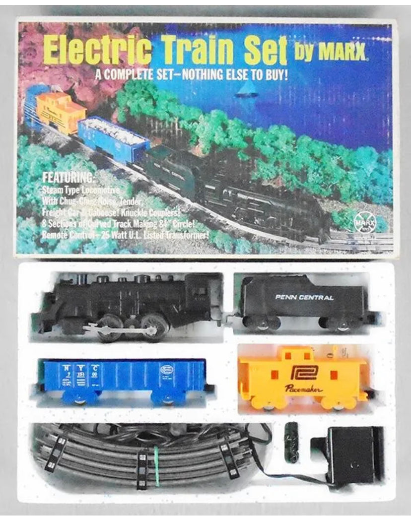 Vintage 1950s Marx Train set #4205 with box. – Iapello Arts & Antiques